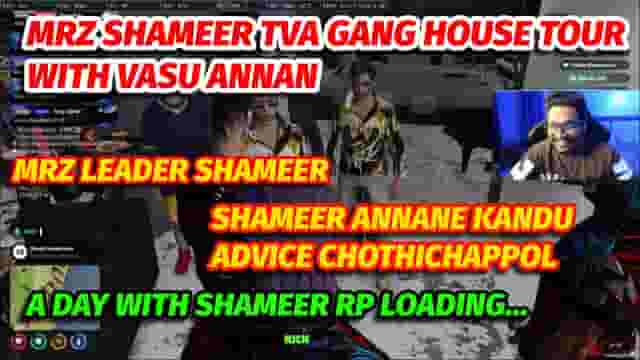 MRZ SHAMEER TVA GANG HOUSE TOUR 😍 ️‍🔥| TVA X MRZ MEETING ️🙌🏻 | VASU ...
