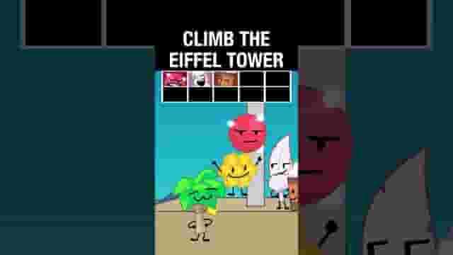 Climb the Eiffel Tower: #BFDI MINI REDUX 1 | Real-Time YouTube Live ...