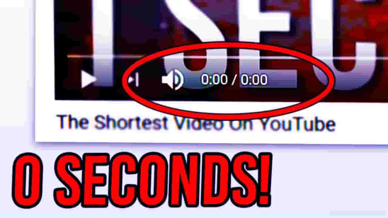 What Is The SHORTEST Video On YouTube? | Real-Time YouTube Live View ...