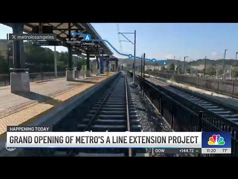 Metro opens A Line extension | Real-Time YouTube Video View Count ...