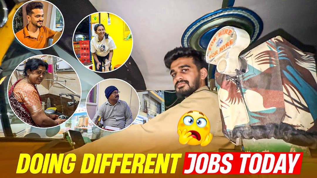 Our new jobs 🙃| Day 3 of 1 BHK | Sam Sameer Insta | Real-Time YouTube ...