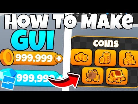 How To Make GUI | Roblox Studio | Real-Time YouTube Video View Count ...