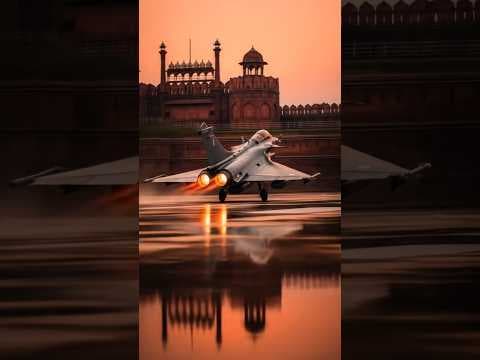 Indian Air Force | Rafale Fighter Jet | Red Fort Flypast | Jai Hind # ...
